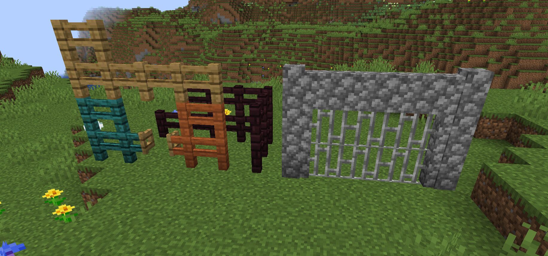 Every Minecraft Fence Recipe, From Wood To Iron