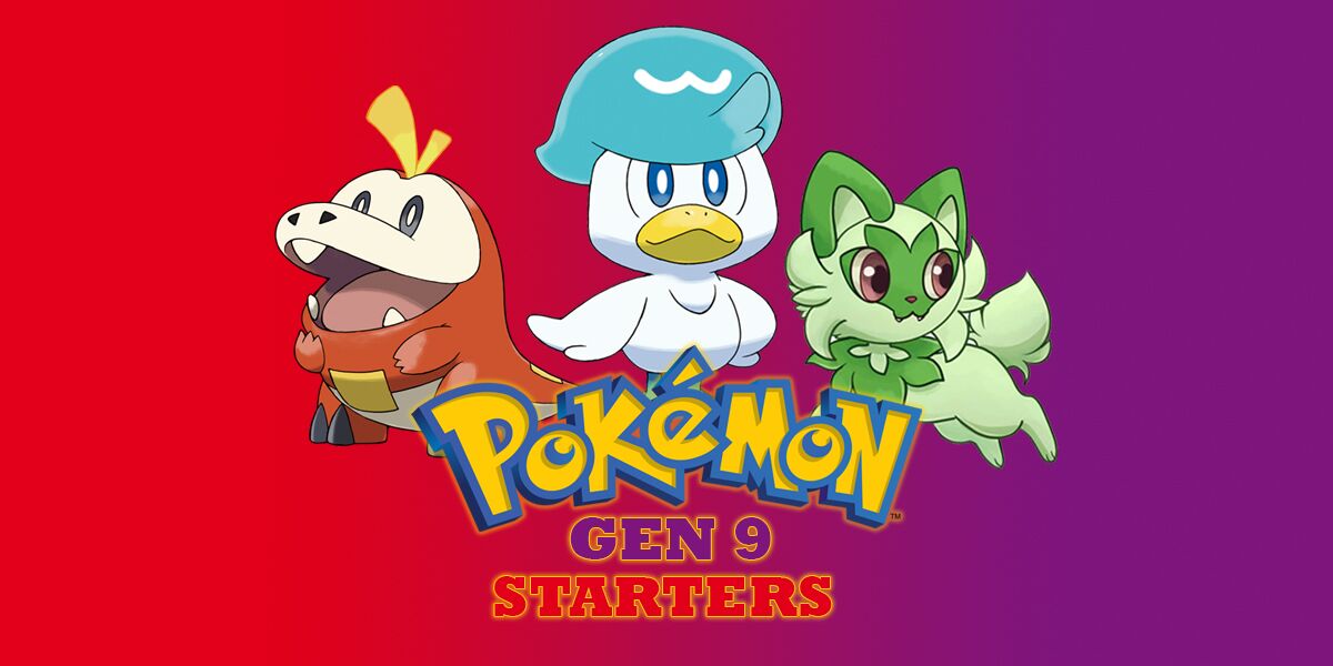Pokémon Gen 9 Starters: Pokemon Scarlet and Violet Overview